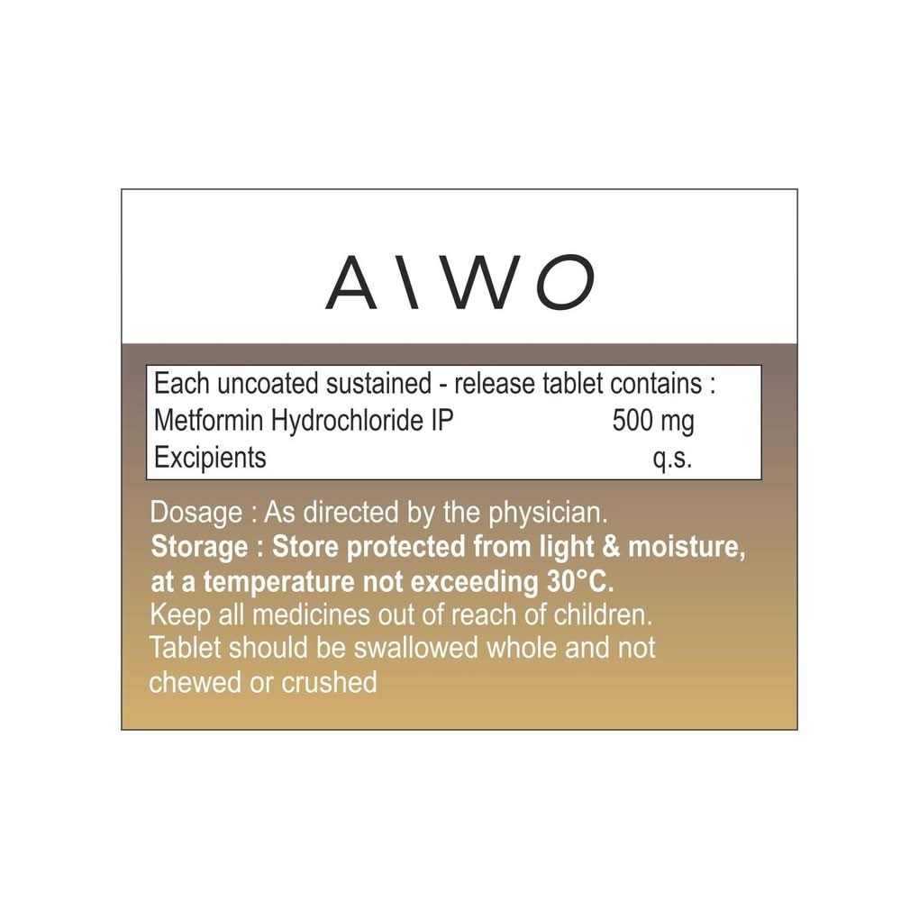 Aiwo AMet- SR 500mg – MyDiagnostics